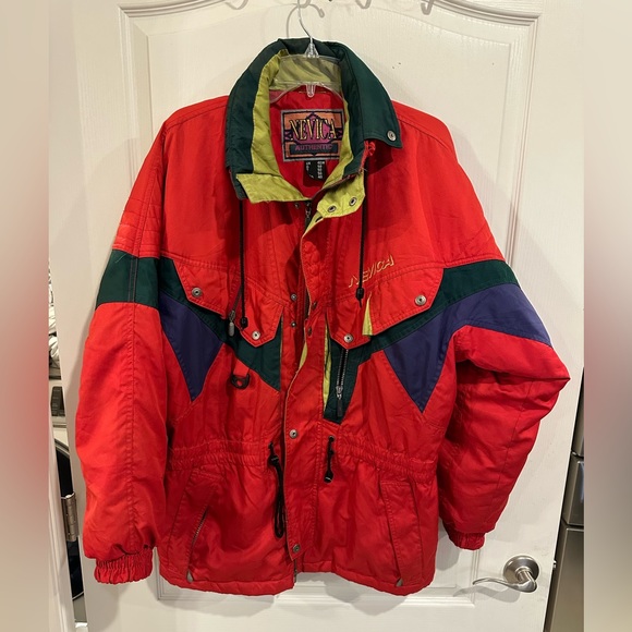 Nevica | Jackets & Coats | Vintage Red Nevica Ski Jacket Size 4 Outdoor ...